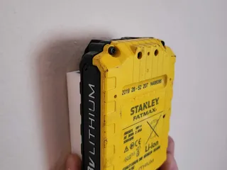 Stanley fatmax 18V wall battery holder by martin kotrba | Download free ...