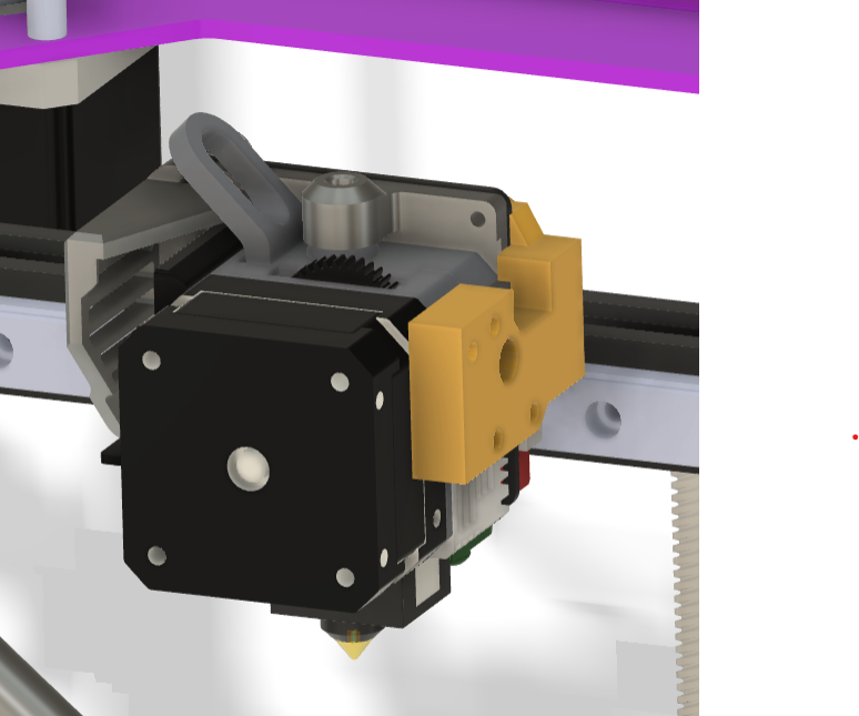 Sprite Extruder Mount for EnderXY by iron_swan | Download free STL ...