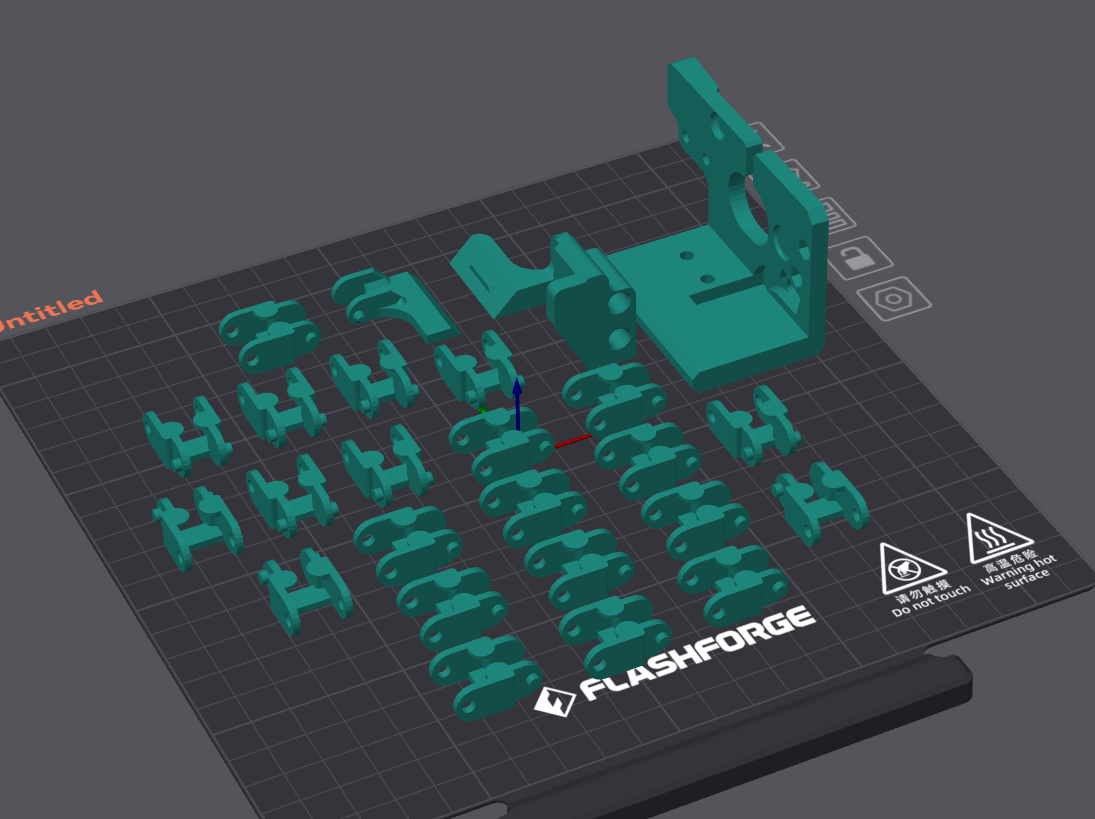 Flashforge Adventurer 5M Drag Chain (AD5M) by XTRUD3D | Download free ...