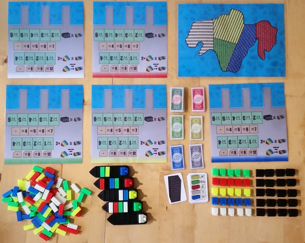 Board game Tokens for Container by DrK | Download free STL model ...