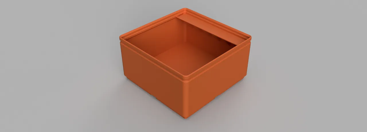 Gridfinity Bin with Printable Label by Pred (parametric) without magnets by Hatsjoe | Download ...