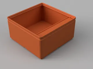 Gridfinity Bin with Printable Label by Pred (parametric) without magnets by Hatsjoe | Download ...