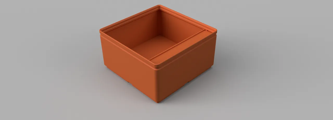 Gridfinity Bin with Printable Label by Pred (parametric) without magnets by Hatsjoe | Download ...