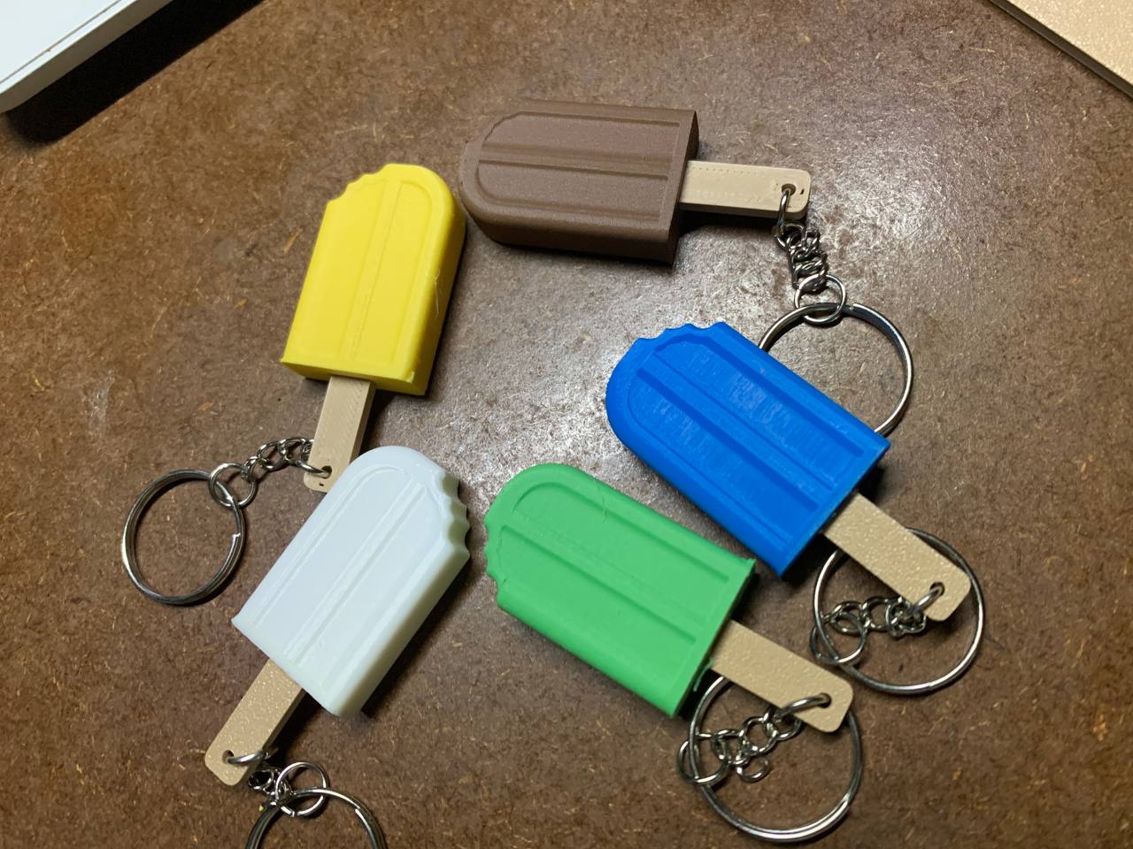 Ice cream / popsicle key chain by Mts 3D prints | Download free STL model | Printables.com