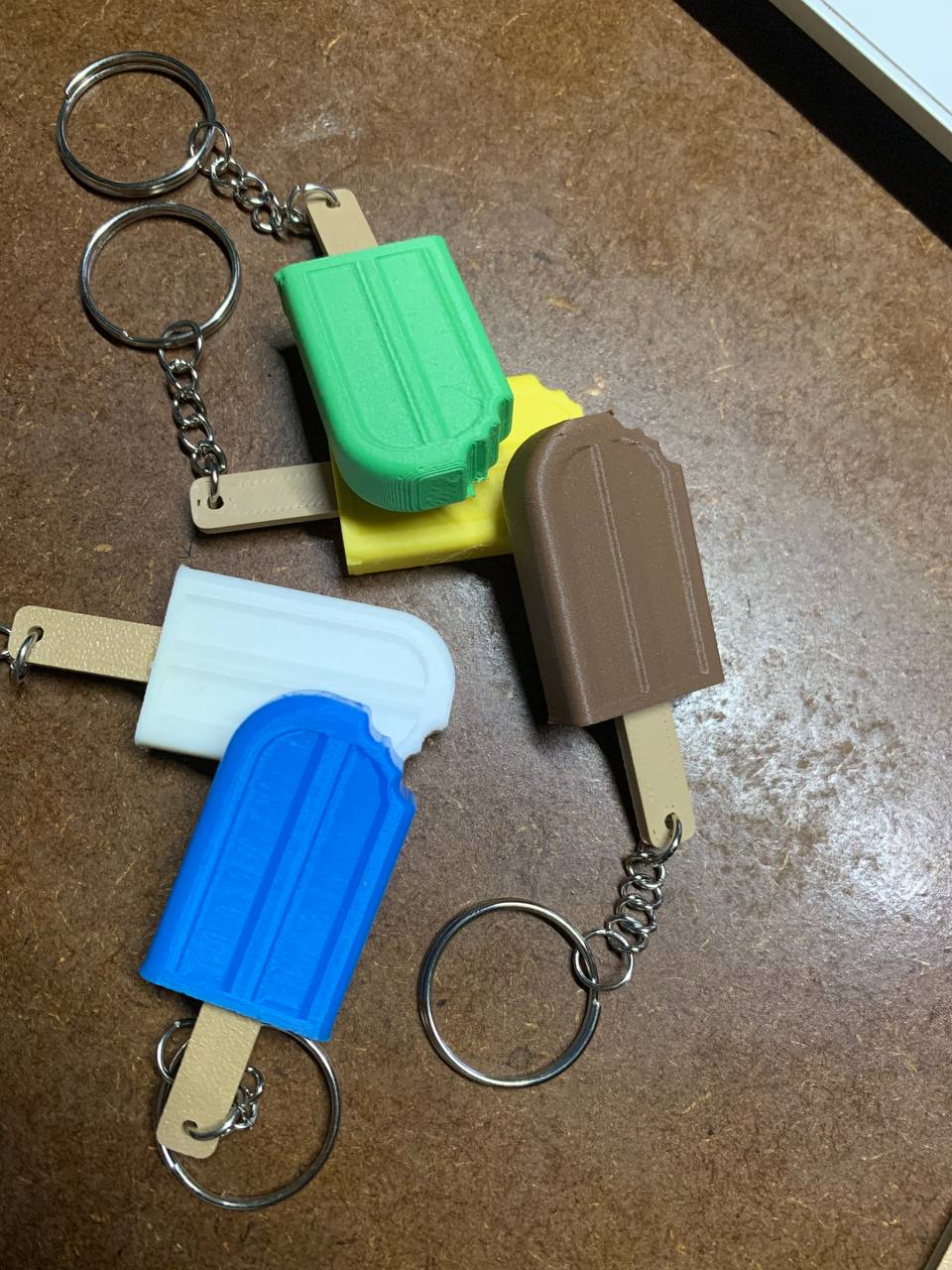 Ice cream / popsicle key chain by Mts 3D prints | Download free STL model | Printables.com
