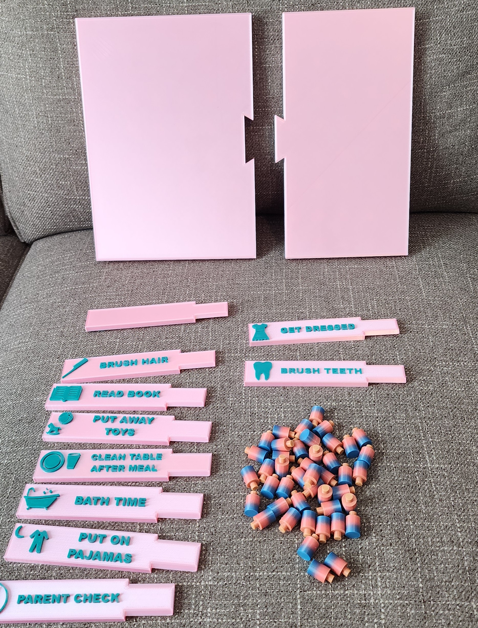 Task\Chore Peg Board by Ogre Ray | Download free STL model | Printables.com