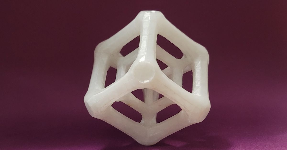 Stylized Hypercube model by IamSprots | Download free STL model ...