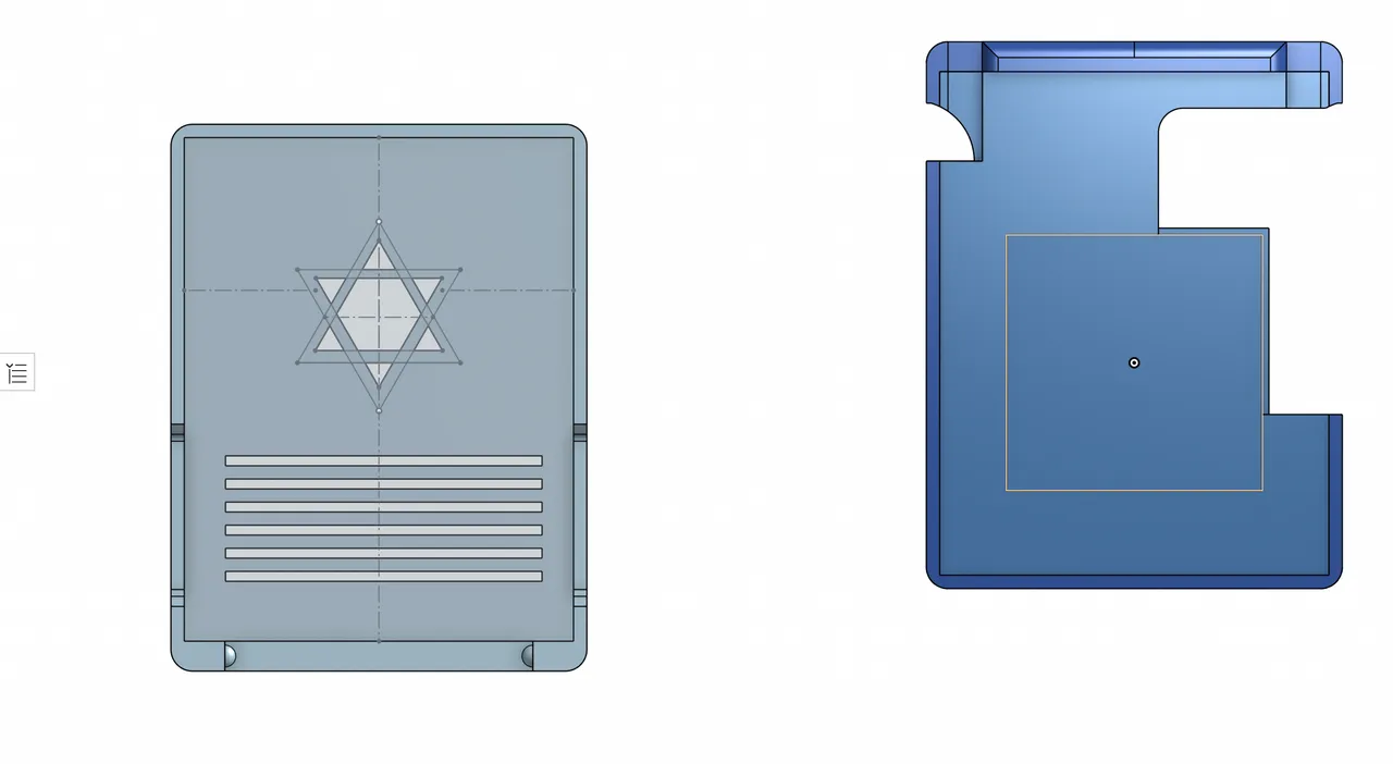 Tefillin (Phylacteries) boxes Yad and Rosh size 34 by Ariel Warsh ...
