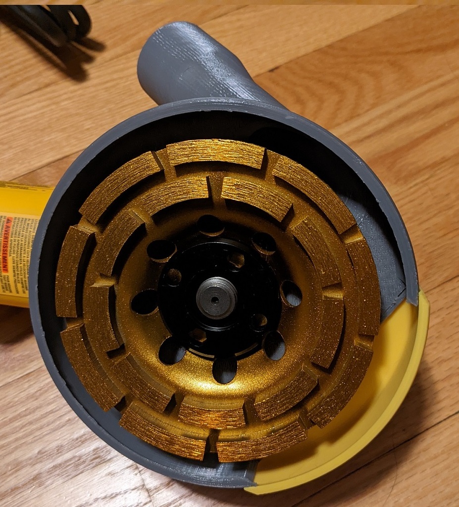 Grinder Dust Shroud by Travis | Download free STL model | Printables.com