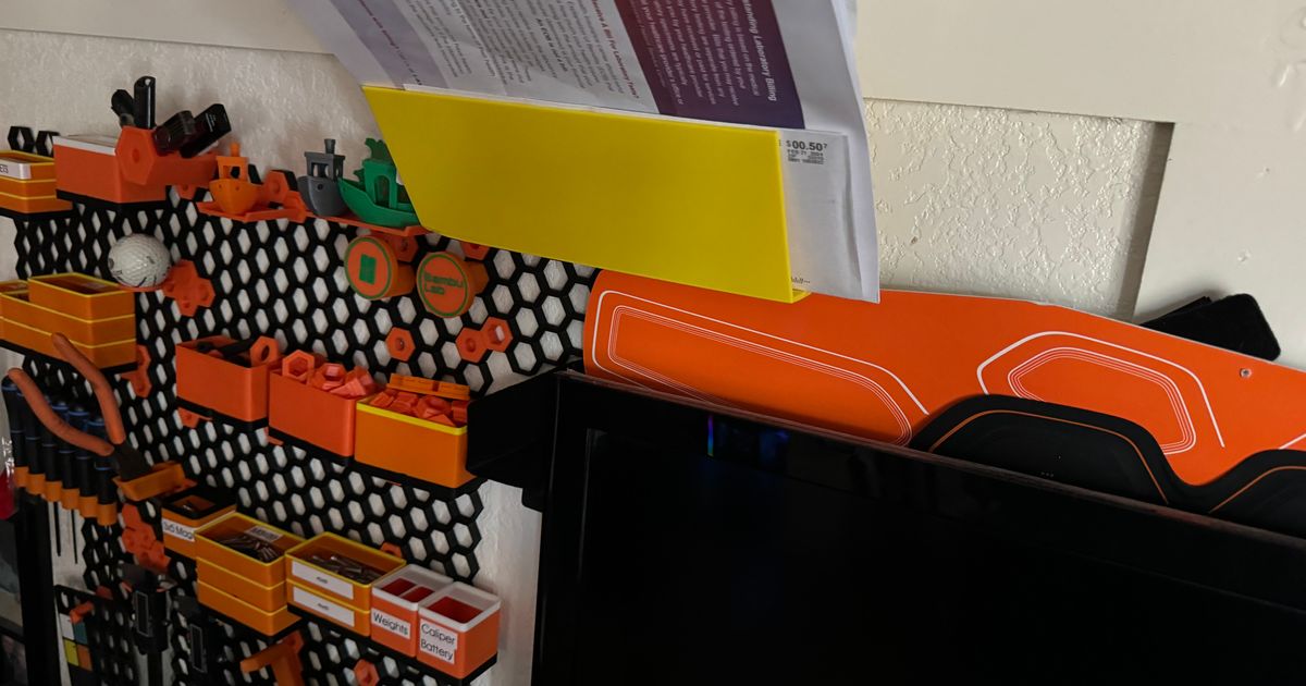 Honeycomb Wall Paper Inbox by Bleepard | Download free STL model ...