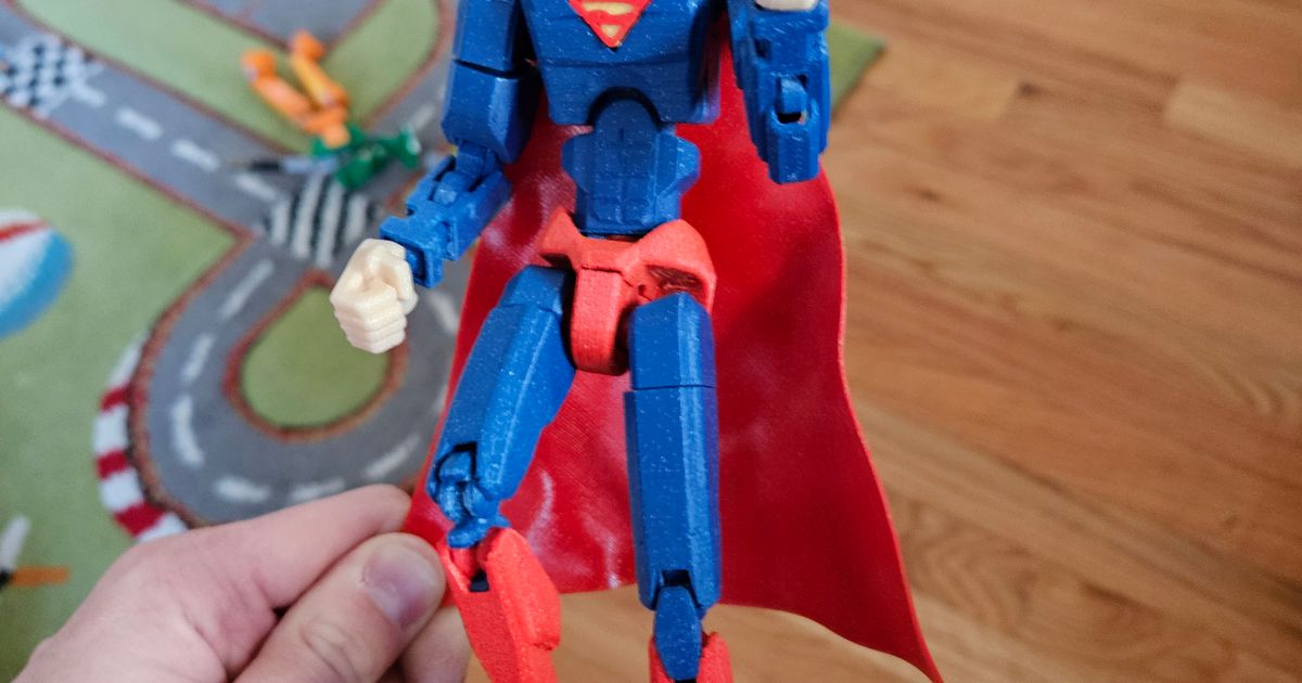 13dummy-superman Remixed by 蜀山皮尔洛 - MakerWorld