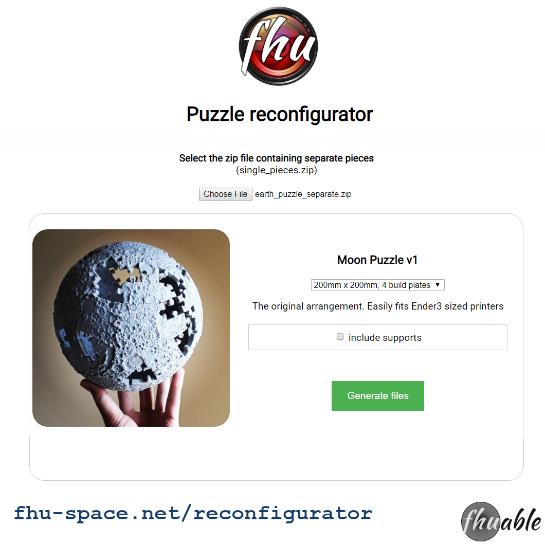 The Moon Puzzle by fhuable | Printables Store