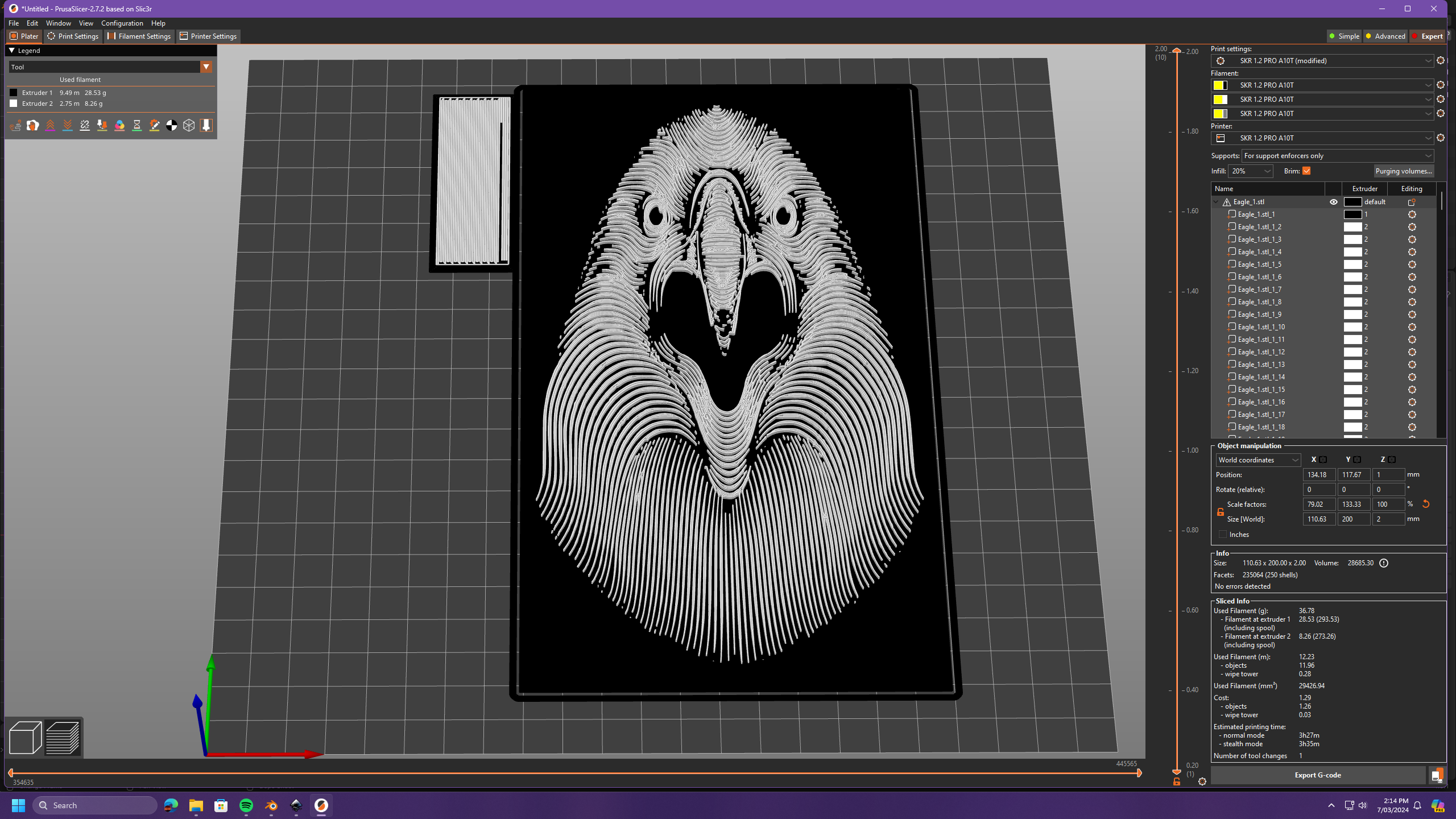 Eagle Portrait 1 By Clod Stomper Productions Download Free STL Model Eagle Portrait 1 By Clod Stomper Productions Download Free STL Model