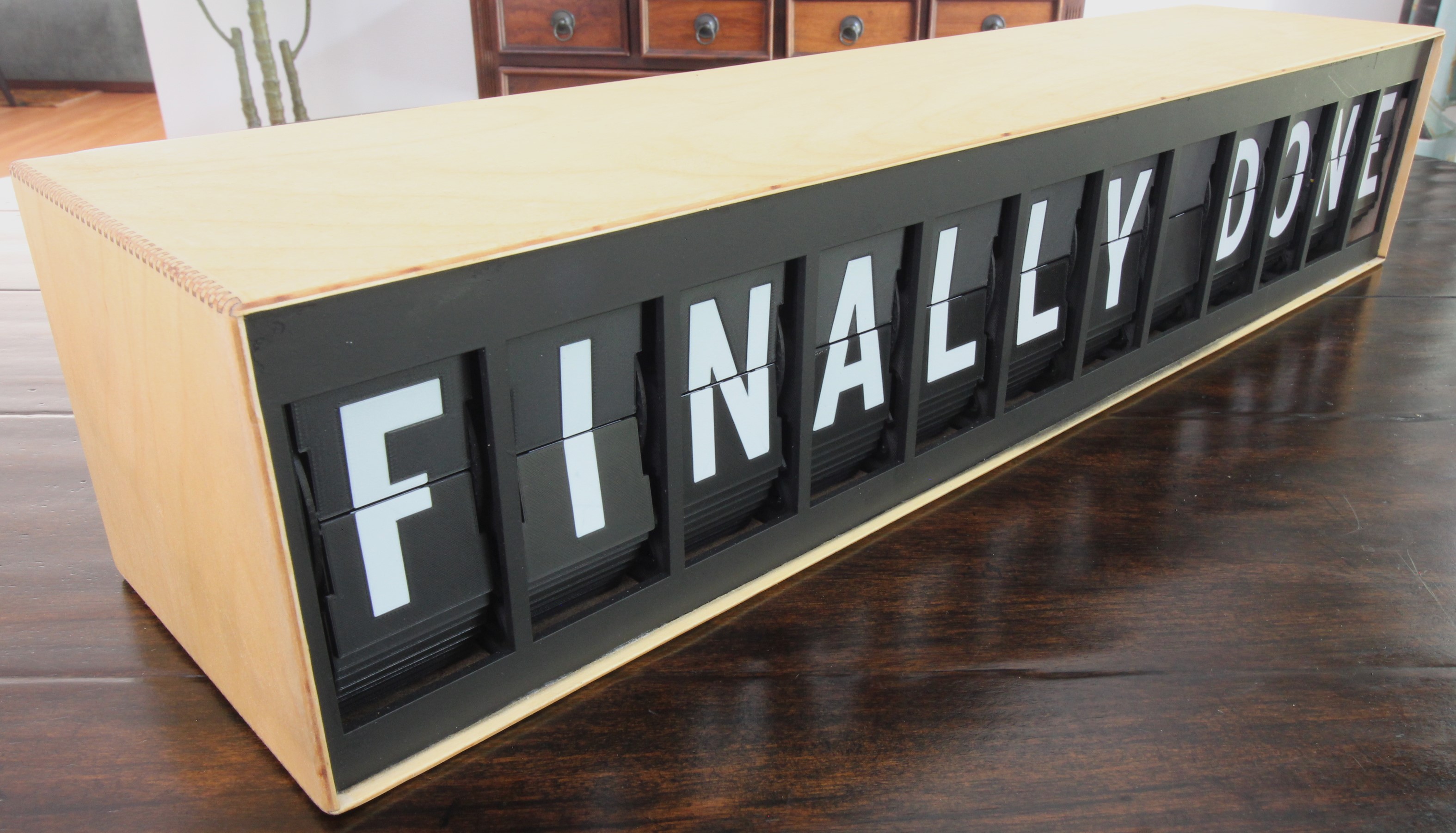 Split-Flap display by tinkermax | Download free STL model | Printables.com