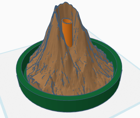 Volcano for science experiment by Sam | Download free STL model ...