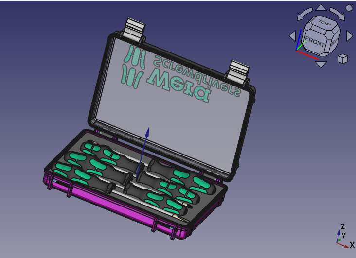 Rugged Wera Screwdriver Set Case by Pilgrim | Download free STL model ...