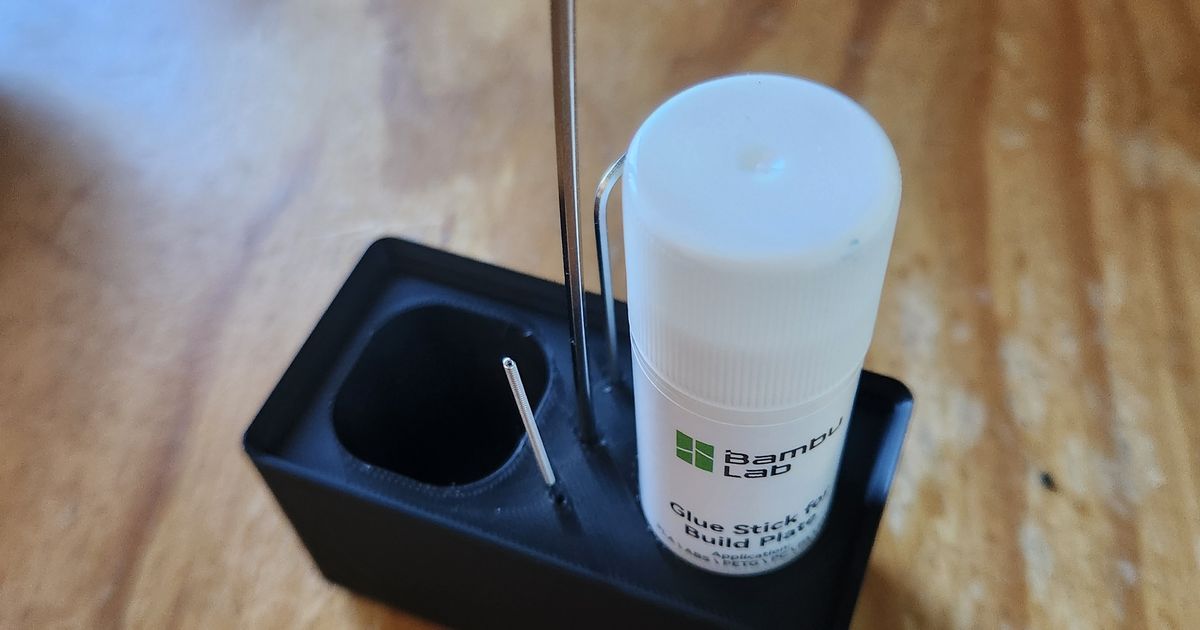 Gridfinity gluestick and liquid glue holder Bambu by jufy111 | Download ... Gridfinity gluestick and liquid glue holder Bambu by jufy111 | Download ...