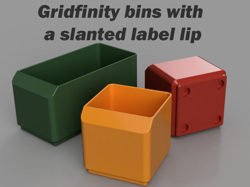 Gridfinity bins por ORM | Descargar modelo STL gratuito | Printables.com