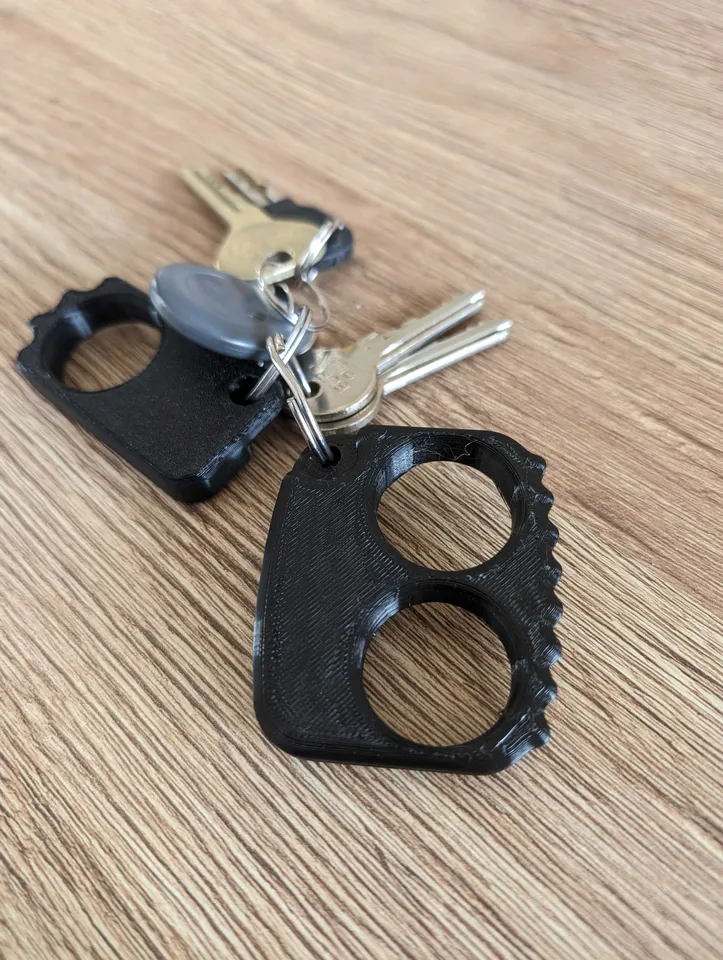2 fingers boxer - keychain by klimoma | Download free STL model ...