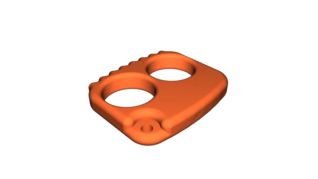 2 fingers boxer - keychain by klimoma | Download free STL model ...