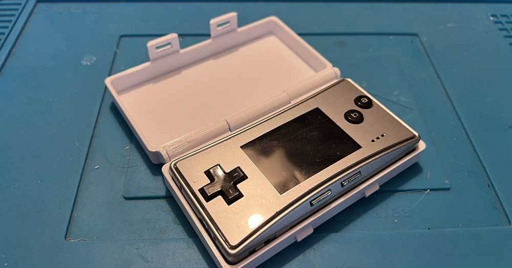 Game Boy Micro Box case par Guigro | Téléchargez gratuitement un modèle ...