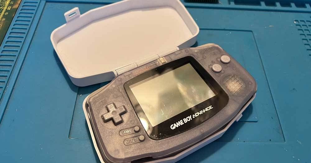 Game Boy Advance Box case by Guigro | Download free STL model ...