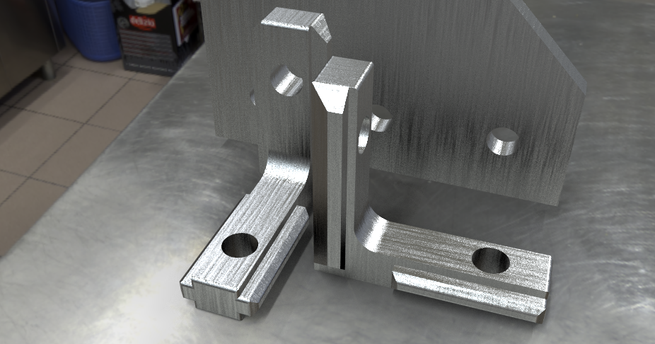 Corner Slot Connector for 20x20 Profiles by sahmed1o | Download free ...