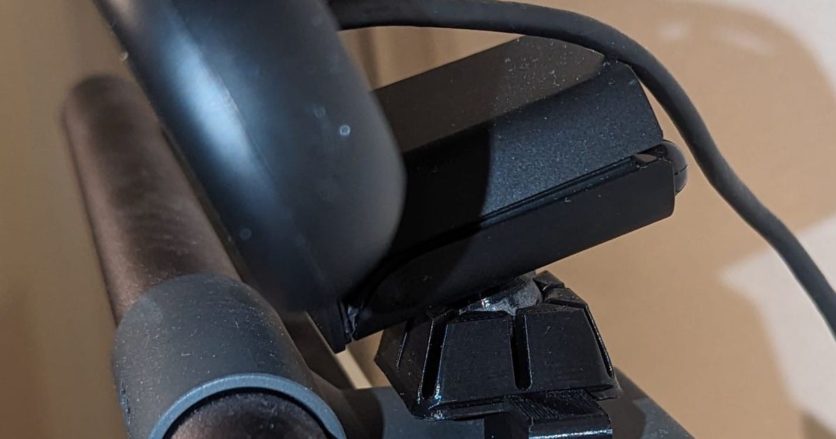 Webcam holder for BenQ Screenbar Halo by Juice | Download free STL ...