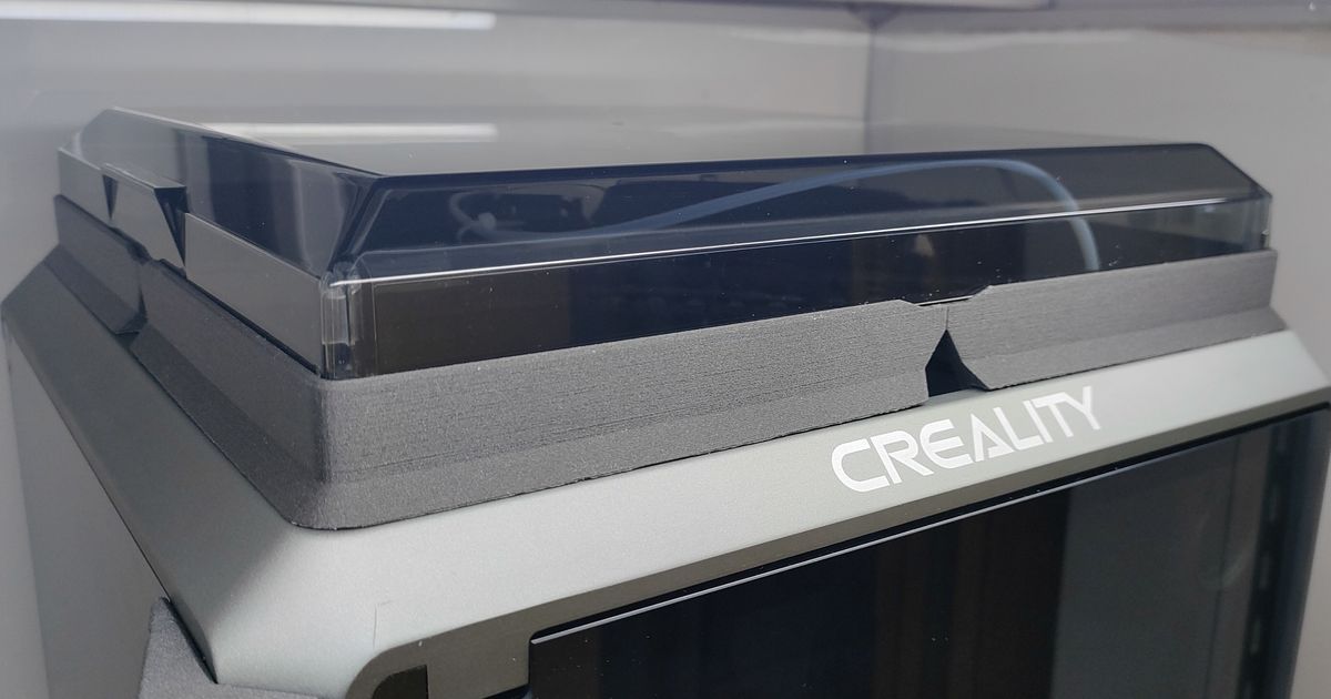 Creality K1 K1C Lid Riser - Frame Integrated Design von Gero ...