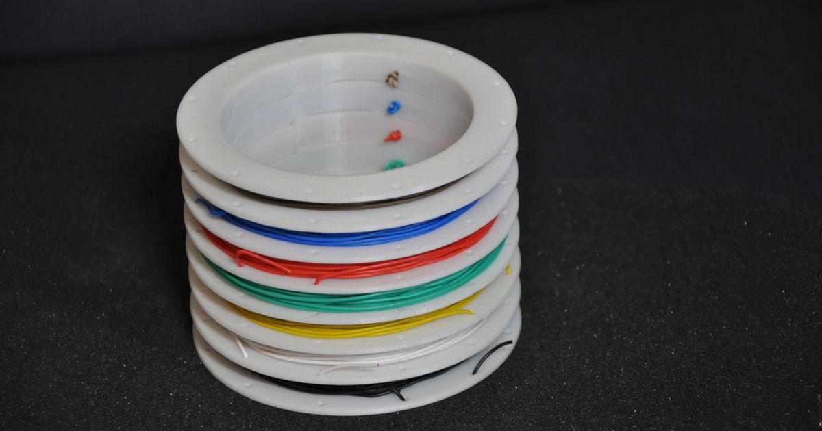 Stackable Wire Spool by Timo77 | Download free STL model | Printables.com