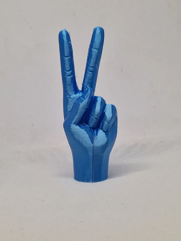 Peace hand gesture by PartyLime | Download free STL model | Printables.com