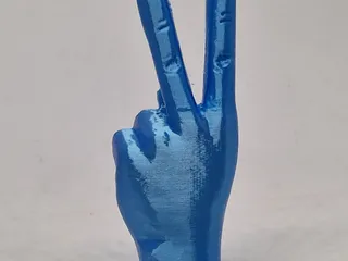 Peace hand gesture by PartyLime | Download free STL model | Printables.com