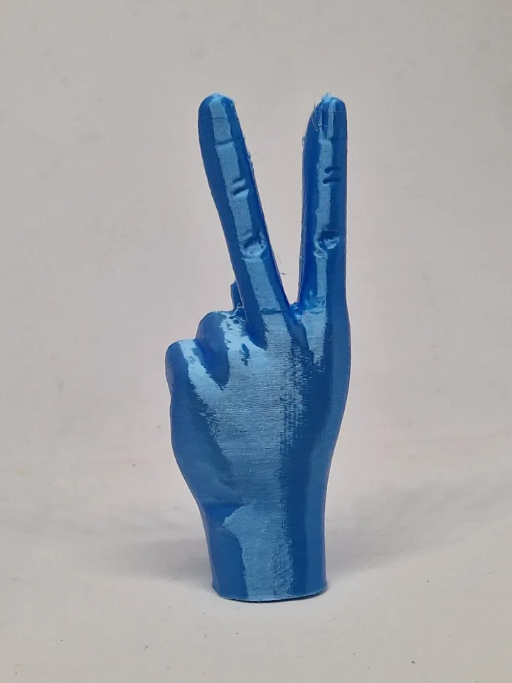 Peace hand gesture by PartyLime | Download free STL model | Printables.com