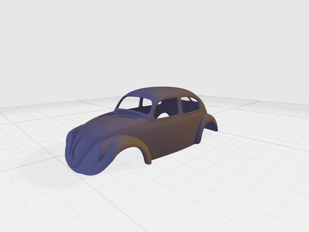 1950 VW BEETLE SEDAN - 4 DOOR SEDAN by walid khier | Download free STL ...