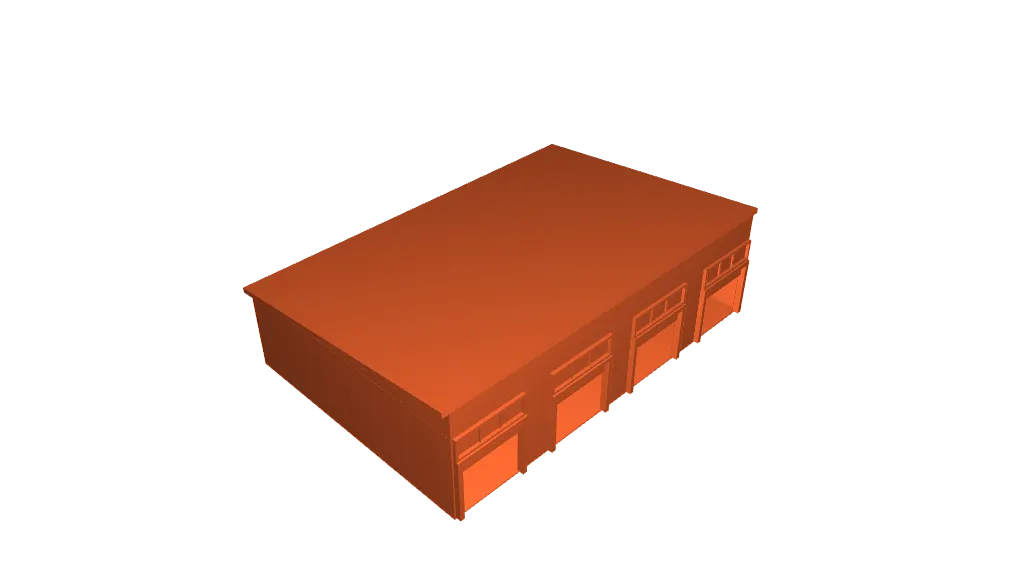 Simple garage building by ollie olthof | Download free STL model ...