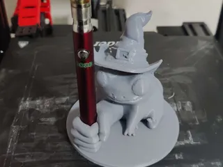 Fred the Frog Wizard Vape Holder by Boreal | Download free STL model ...