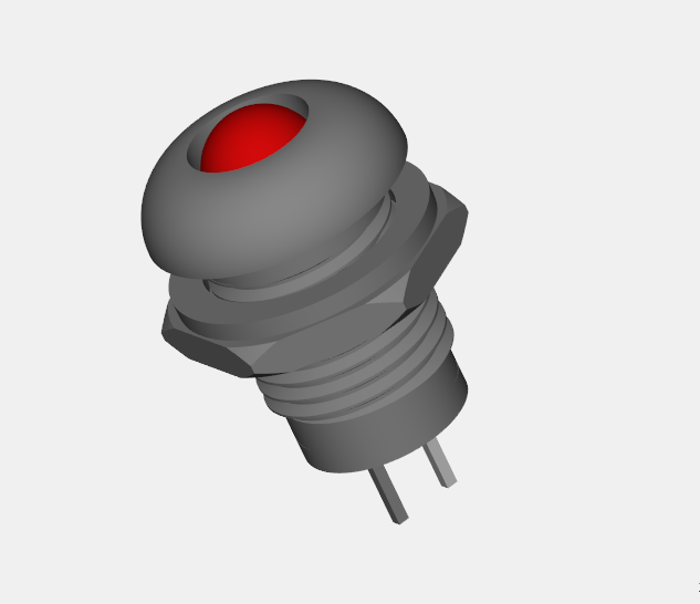 5mm LED Dome Holder (Printable) by kpb44cth | Download free STL model ...