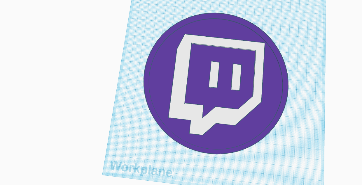 Twitch coin by Reed Wolter | Download free STL model | Printables.com