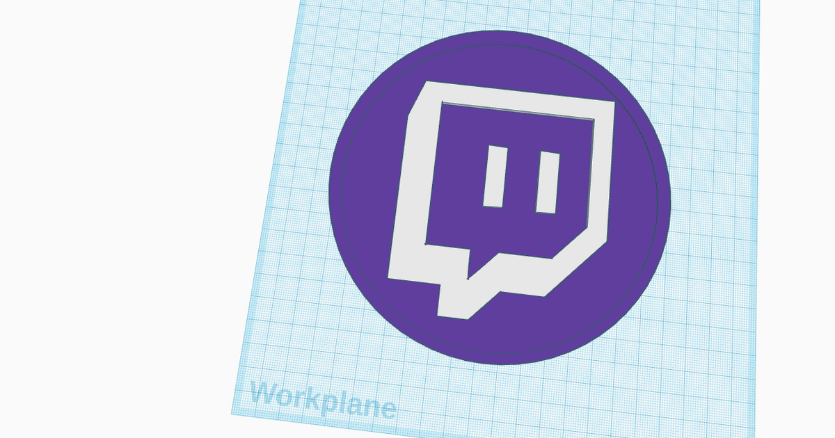 Twitch coin by Reed Wolter | Download free STL model | Printables.com