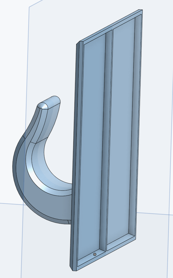 Velcro Attached Hook by Karma | Download free STL model | Printables.com