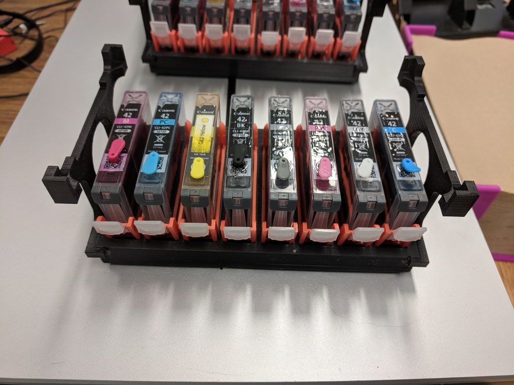 Canon Pro100 Cartridge Holder Stacker by zcohen | Download free STL ...
