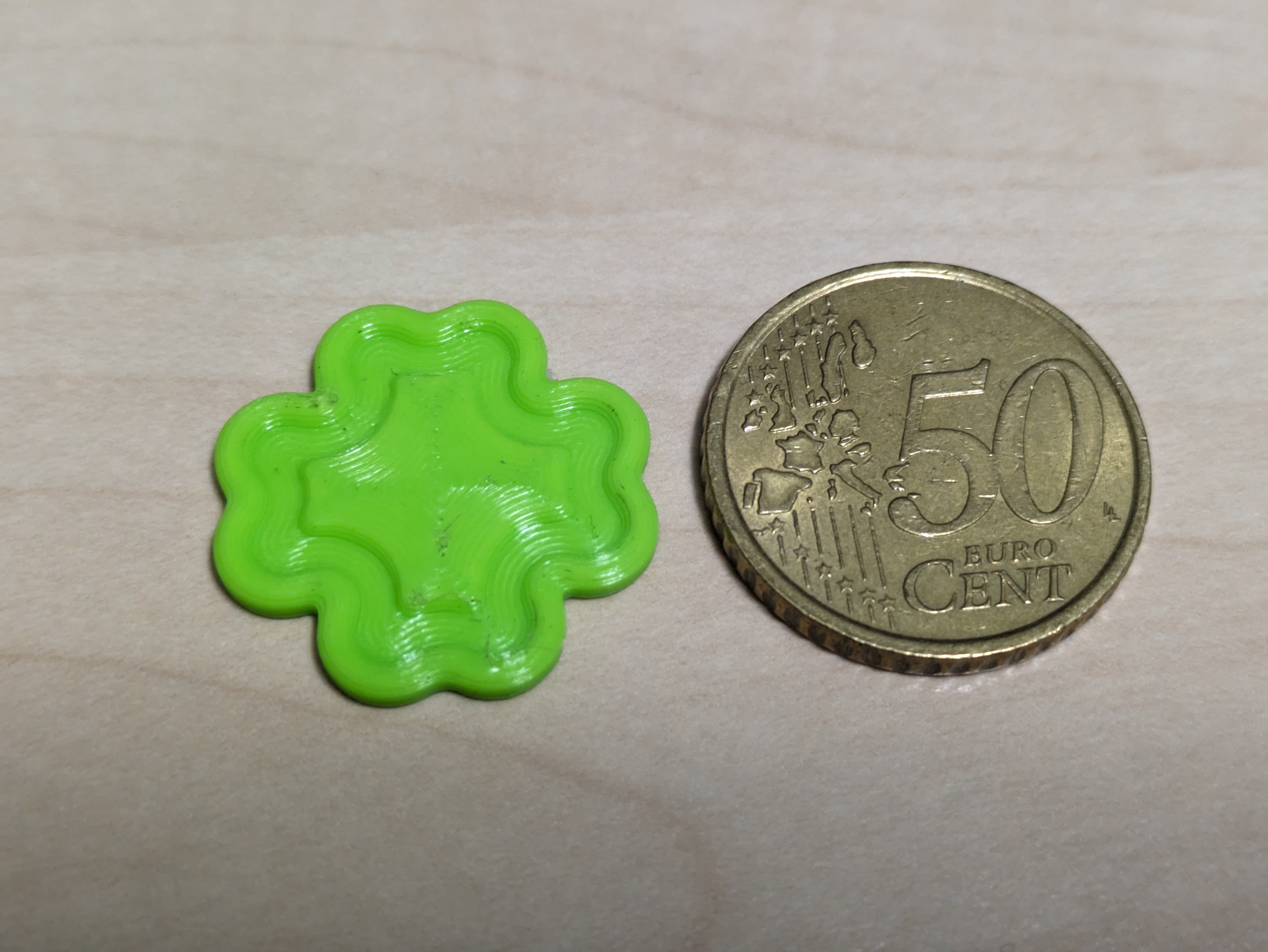 Clover shaped Shopping Cart Coin by JFKonstruiert | Download free STL ...