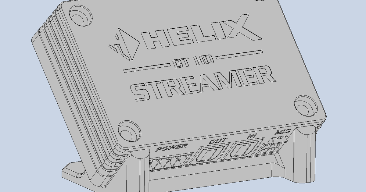 Helix BT-Streamer Stand by Audiotec Fischer GmbH | Download free STL ...