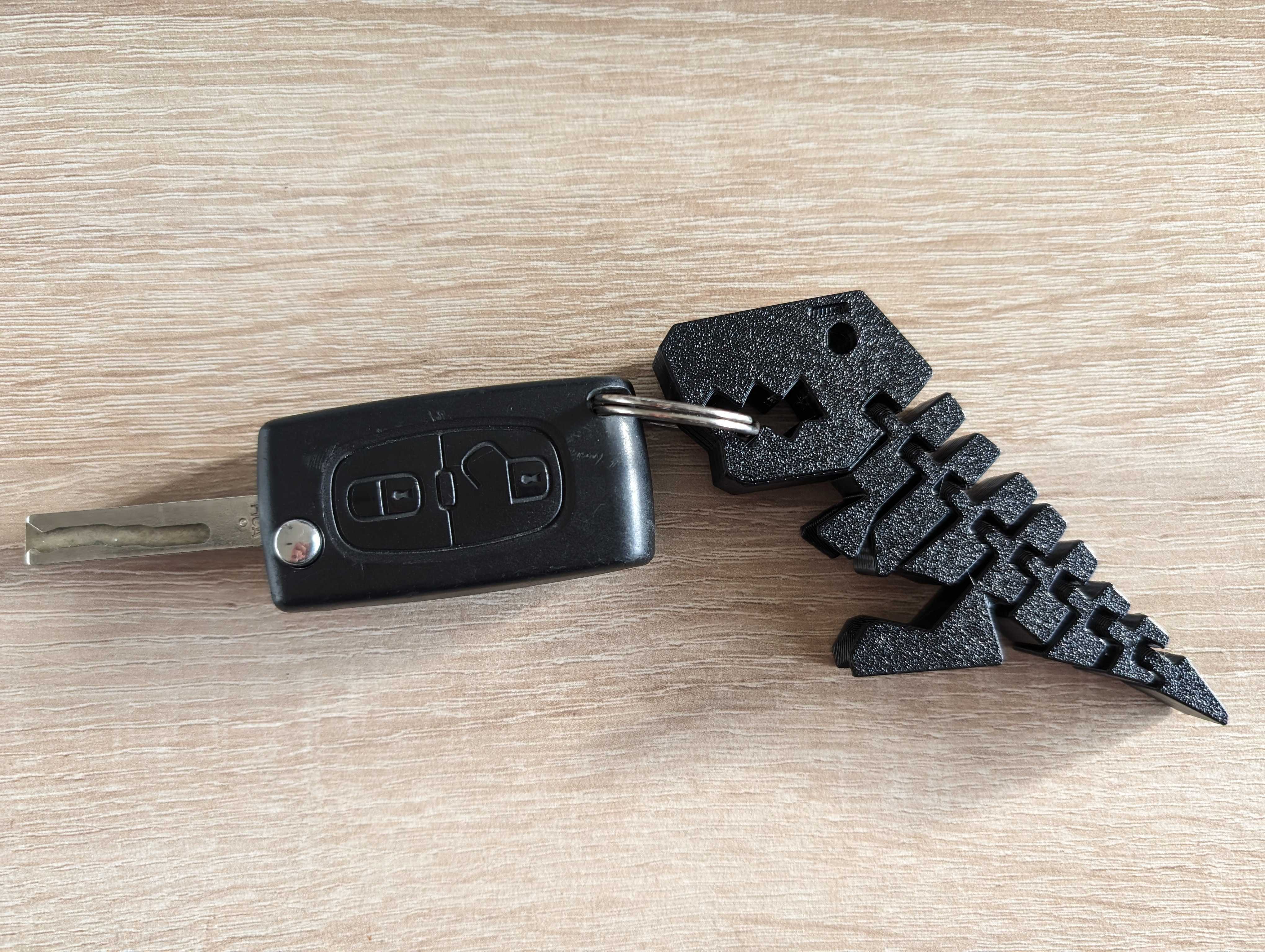 hungry flexi rex - keychain by klimoma | Download free STL model ...