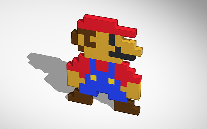 8-bit Mario by Foxtrot | Download free STL model | Printables.com