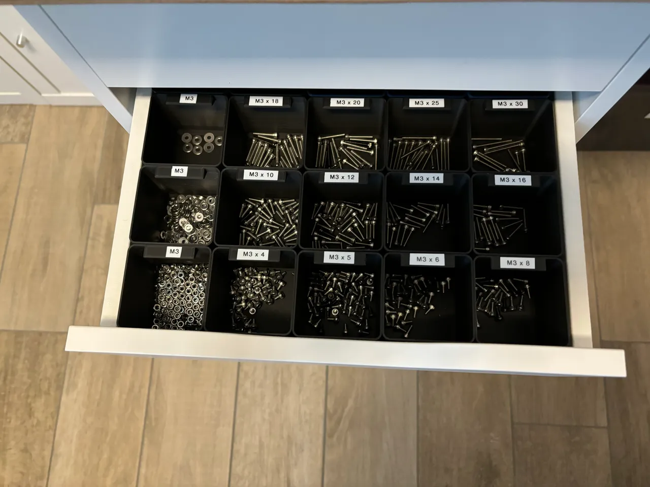 simple screw box for IKEA ALEX by Steven | Download free STL model | Printables.com