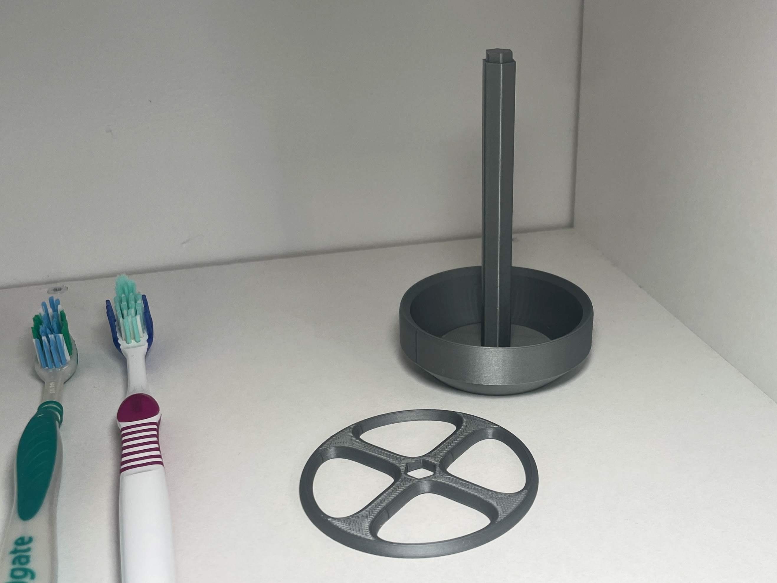 Simple Toothbrush Holder Stand by cartyski | Download free STL model ...