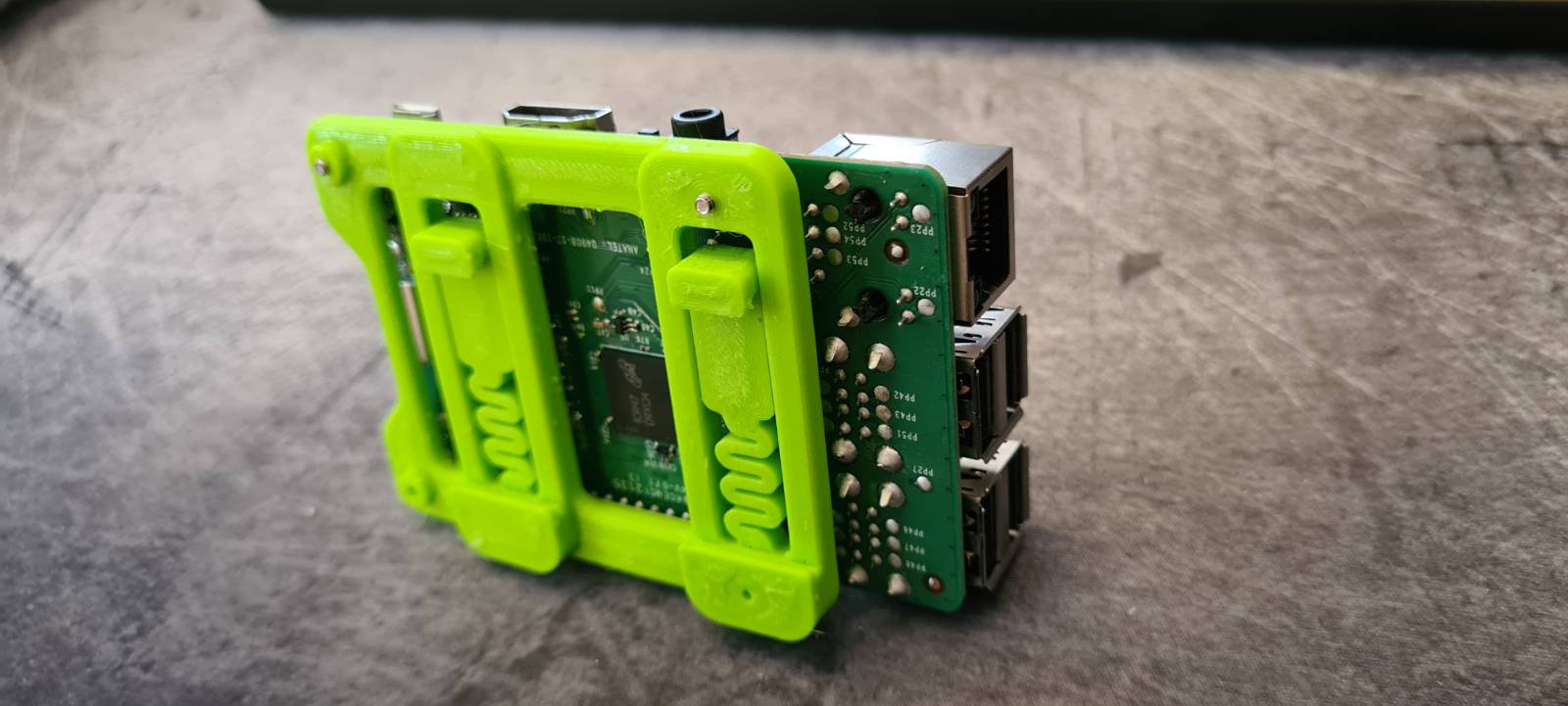 Raspberry Pi DIN rail mount - skeleton edition by Dzyn72 | Download ...