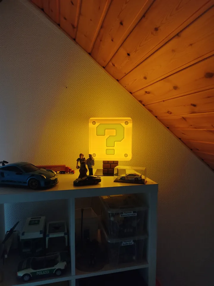 Super Mario ? Würfel, Cube, Power UP Lampe by aw583 | Download free STL ...
