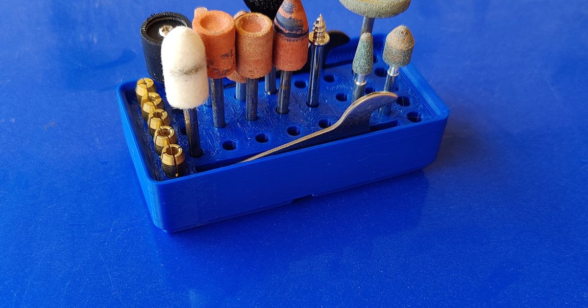 Gridfinity Dremel Organizer by Yaleblue22 | Download free STL model ...